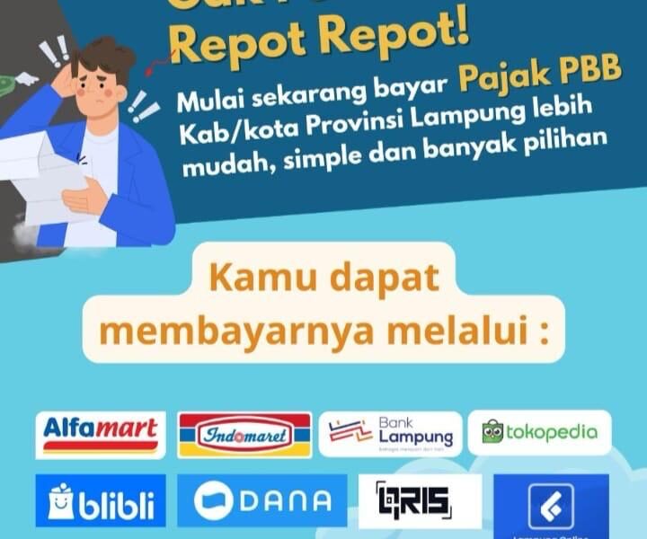 Pakai Aplikasi, Bayar PBB di Lampung Selatan Semakin Praktis - dailynewslampung.com